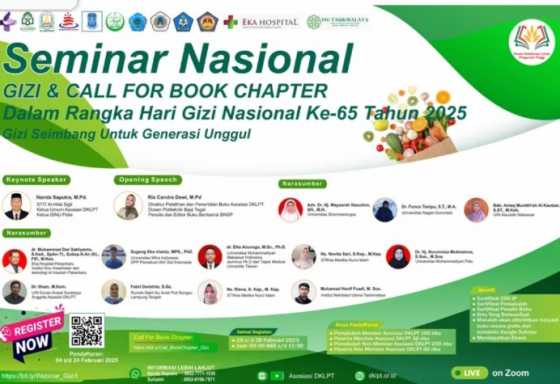 Peringati Hari Gizi Nasional 2025, DKLPT dan STIKes Medika Nurul Islam Gelar Webinar Nasional